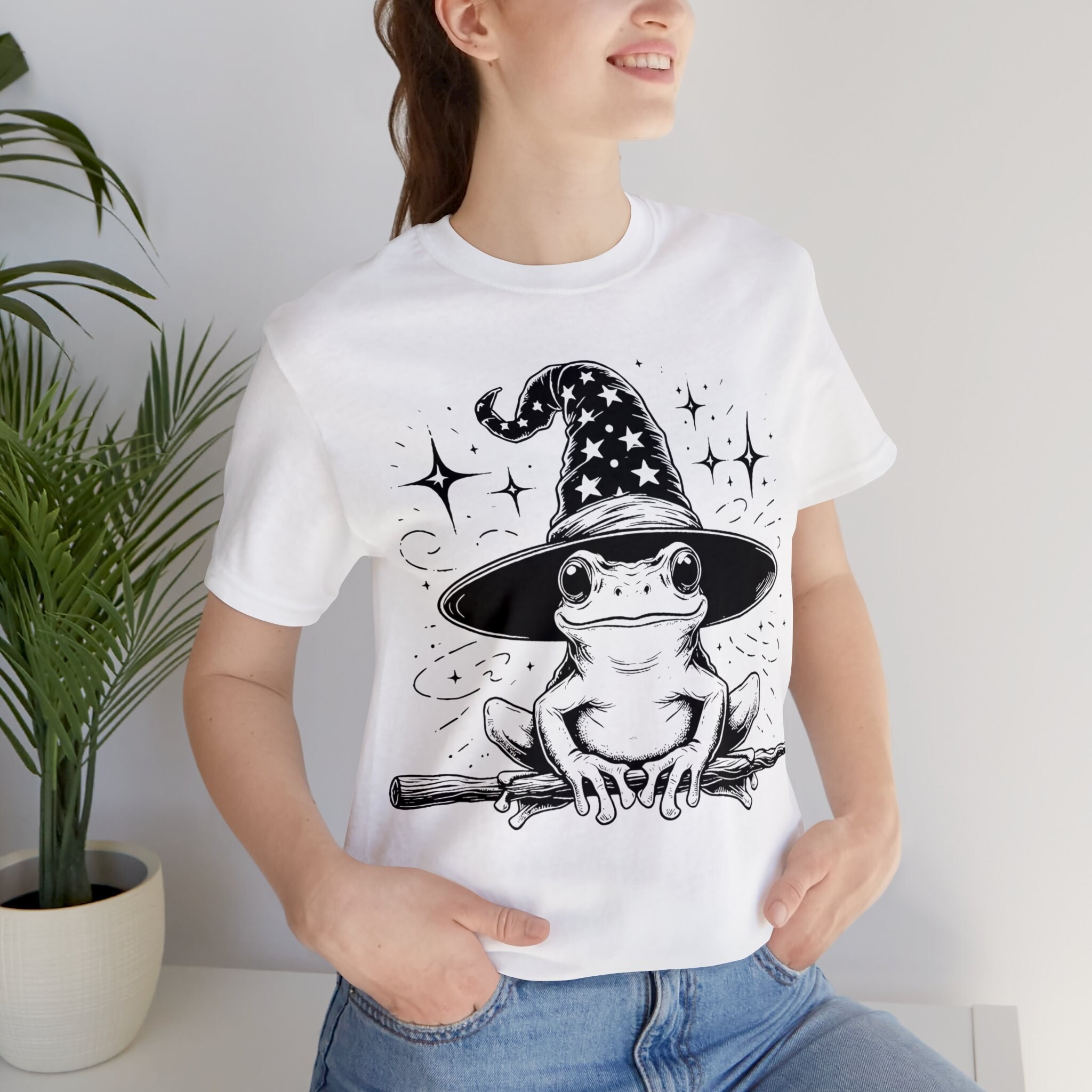 Frog Wizard / Witch & Hat, Wand / SVG, PNG, JPG / Witchy Style ...