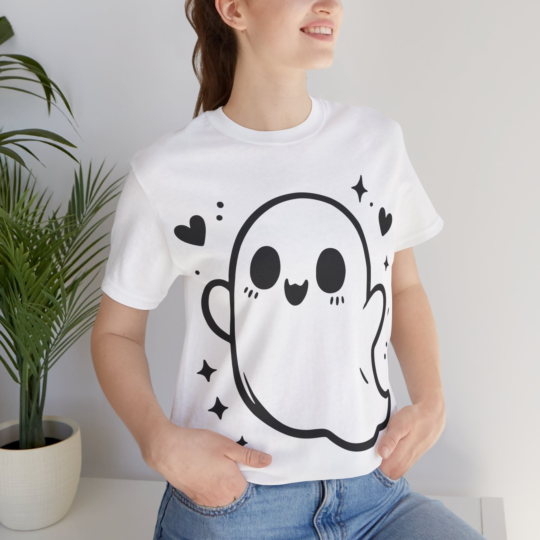 Cute Ghost Kawaii / Clipart / Pagan / Folklore / Halloween / PNG Vector ...