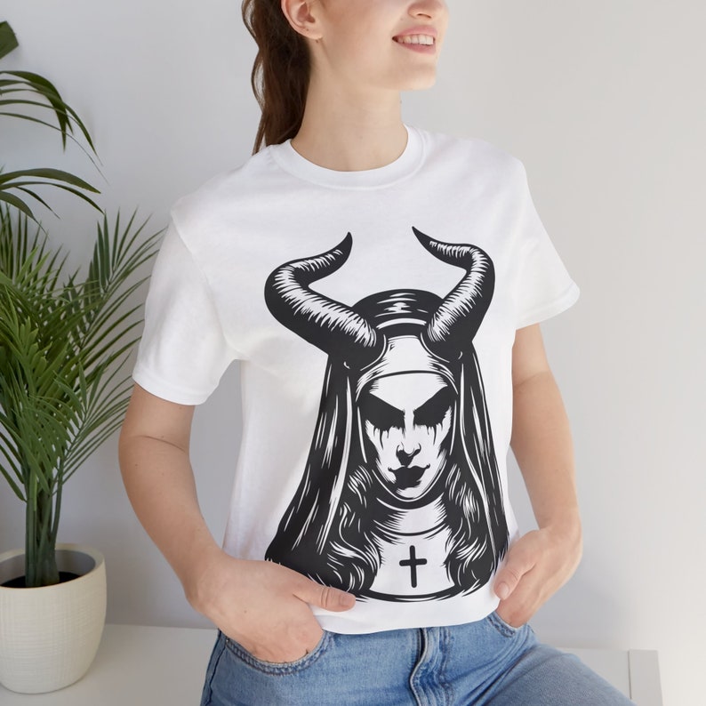 Demonic Nun SVG / PNG, JPG Clipart / Satanic / Dark Occult / Devil ...