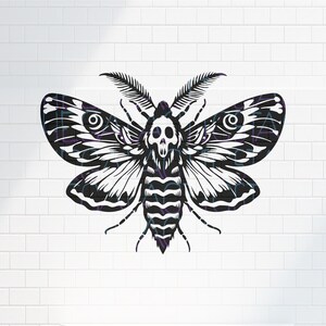 Death's Head Moth / SVG, PNG, Vector / Clipart Original / Fantasy ...