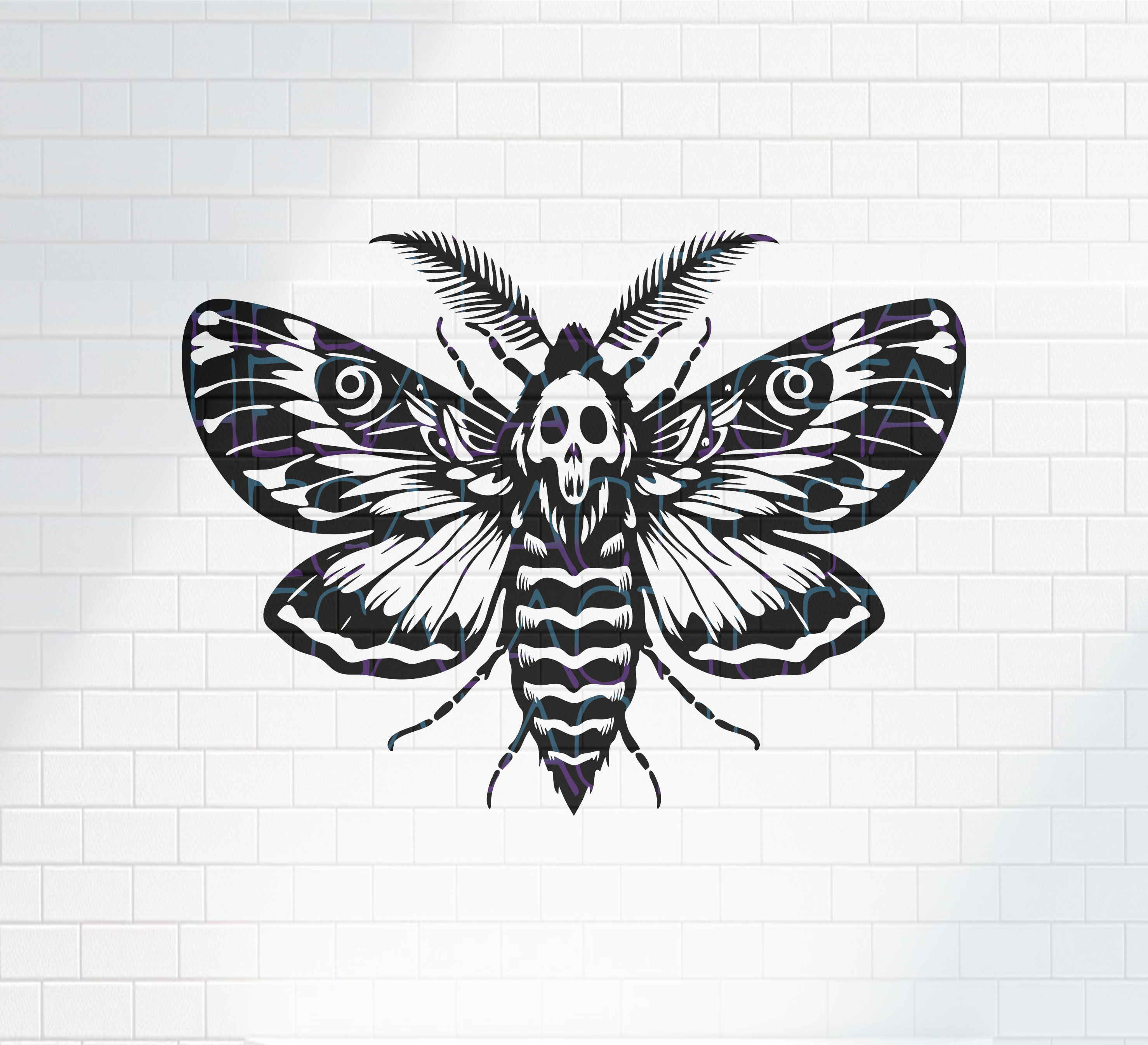 Death's Head Moth / SVG, PNG, Vector / Clipart Original / Fantasy ...