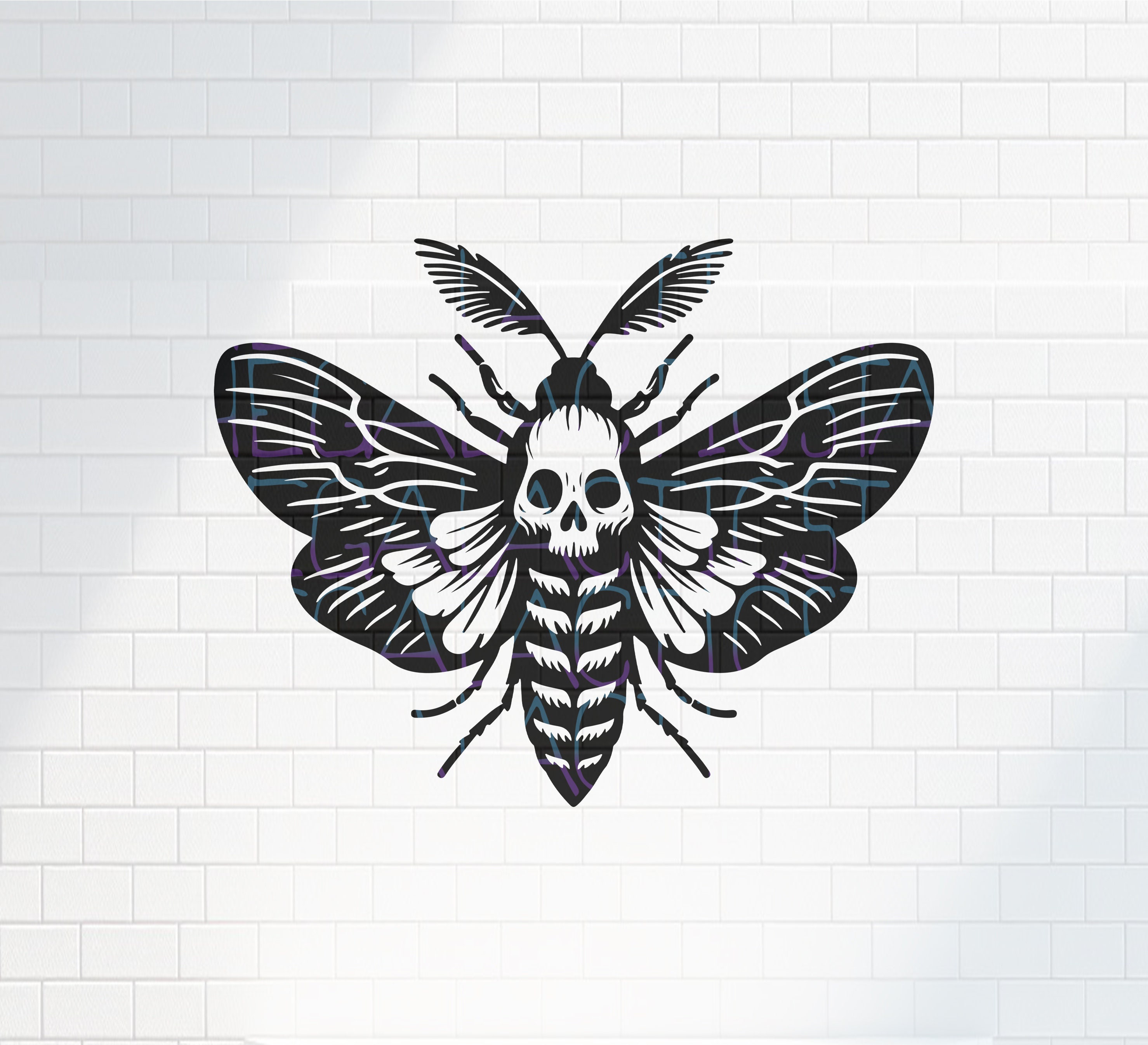 Death's Head Moth / SVG, PNG, Vector / Clipart Original / Fantasy ...