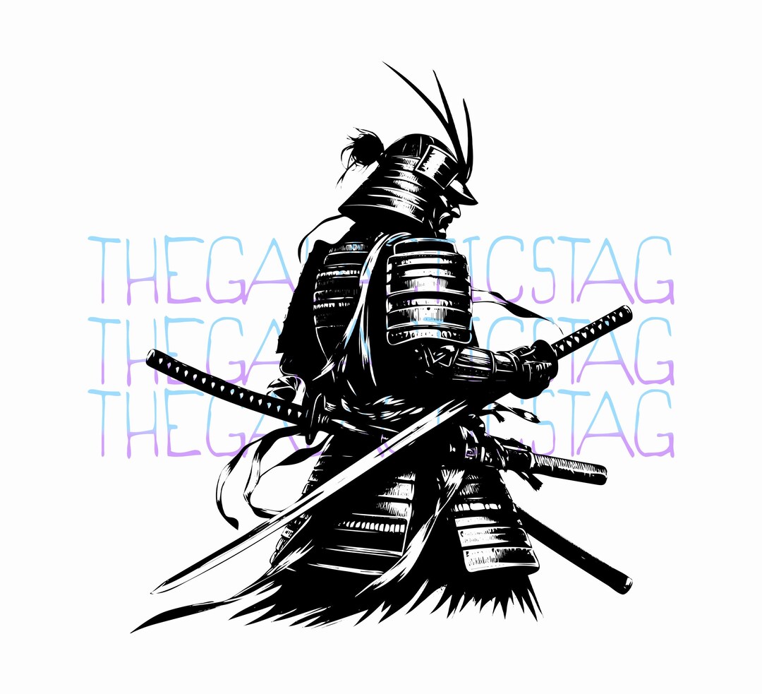 Warrior Samurai Fantasy / PNG Vector SVG AI / File for Print, Cricut ...