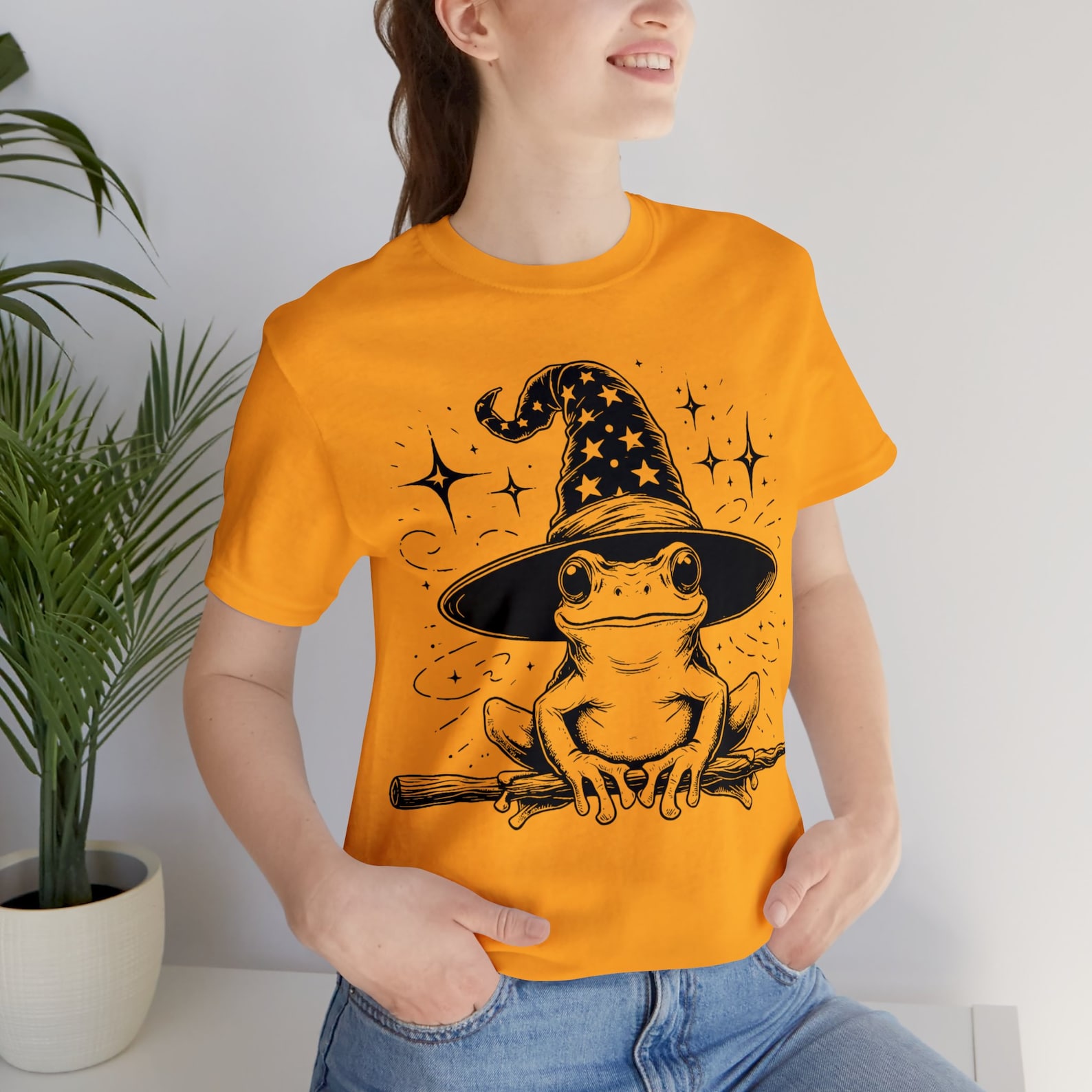 Frog Wizard / Witch & Hat, Wand / SVG, PNG, JPG / Witchy Style ...