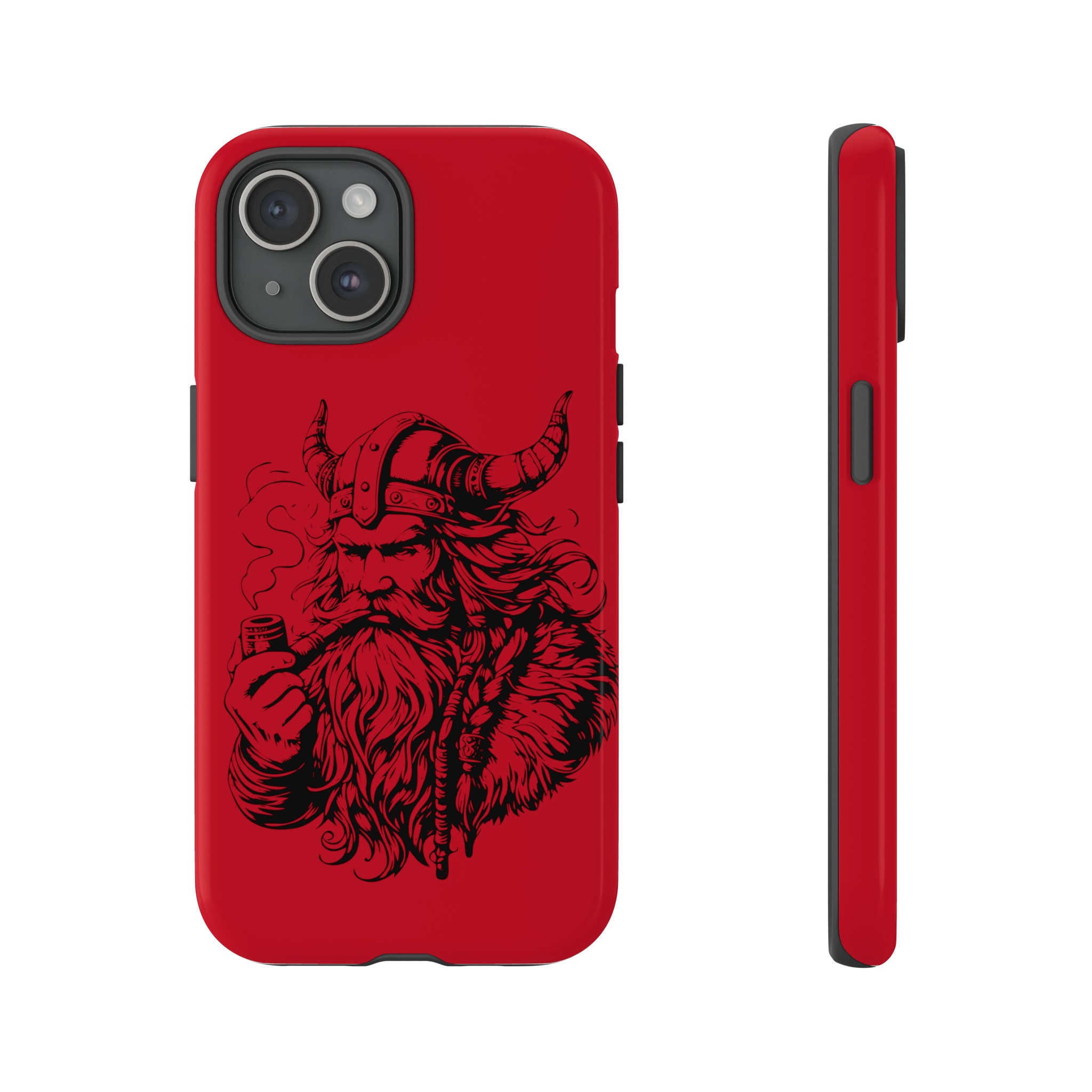 Viking Smoking a Pipe / SVG PNG JPG / Two Color Options / Pagan Norse ...