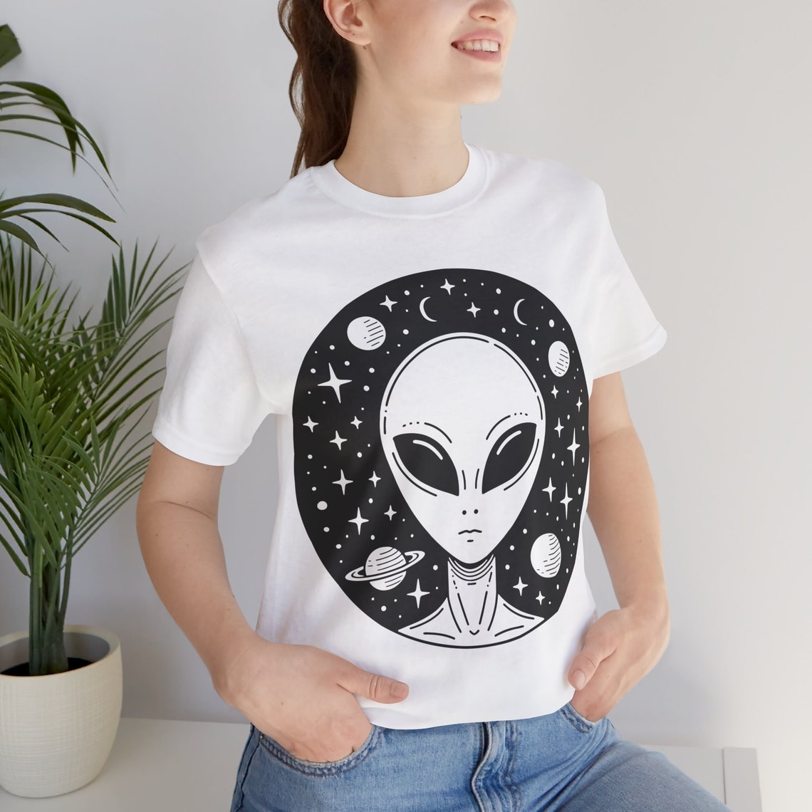 Alien Space Circular Design / SVG, PNG, JPG /hippy Trippy Meme / Dark ...
