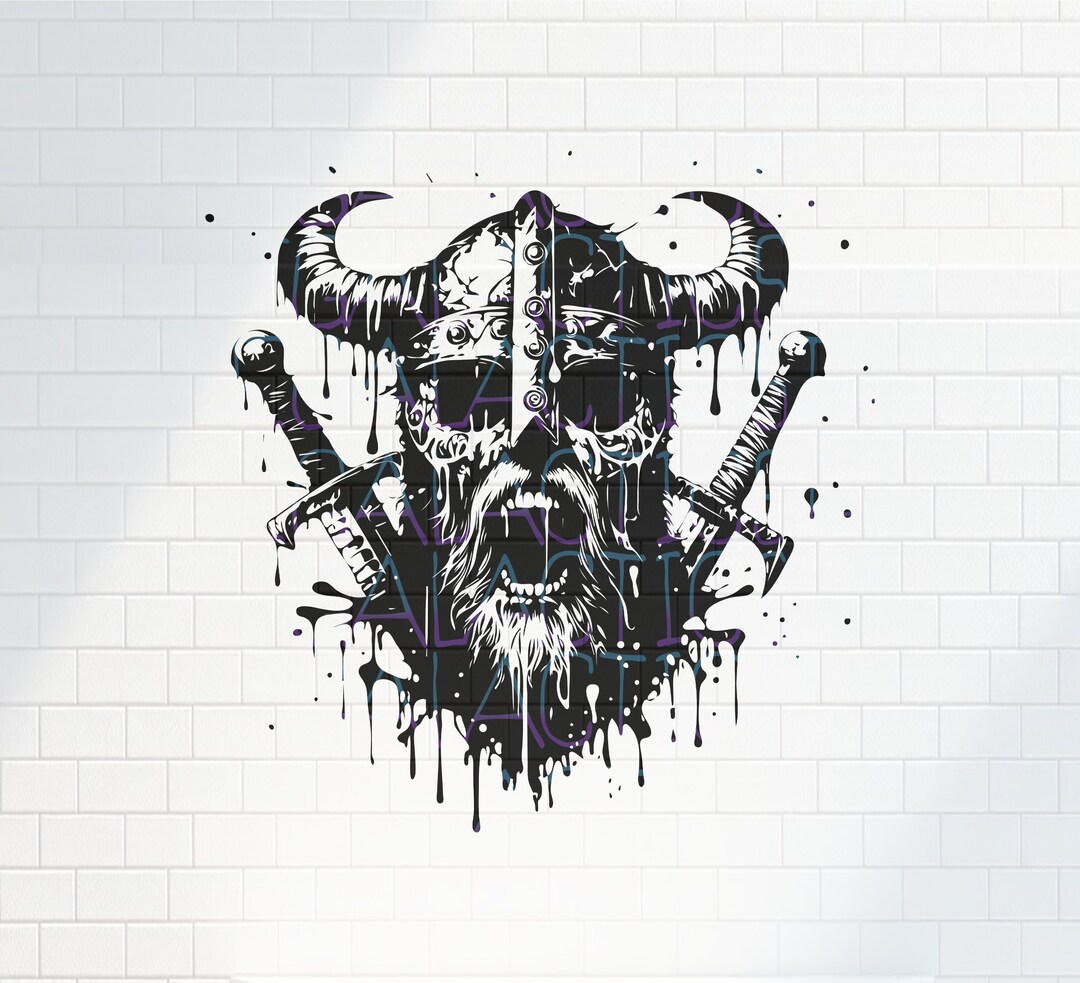 Viking Berserker SVG Design, Clear Background PNG, File for Print ...