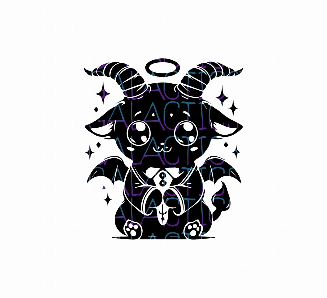 Cute Priest Baphomet / Kawaii / Satanic Occult Design / PNG Vector SVG ...