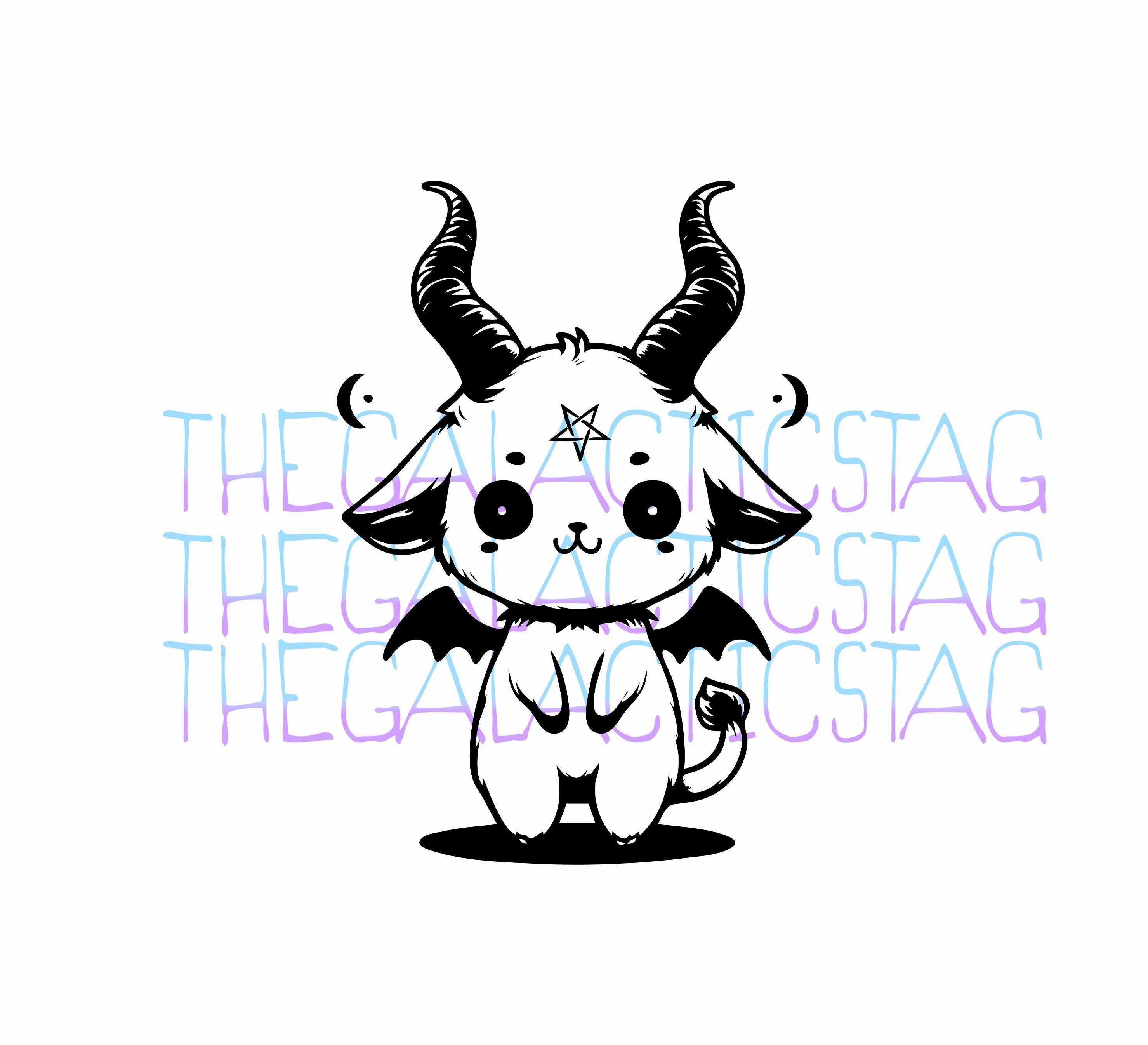 Pentagram Baphomet Design / SVG, PNG, JPG / Satanic / Dark Occult ...