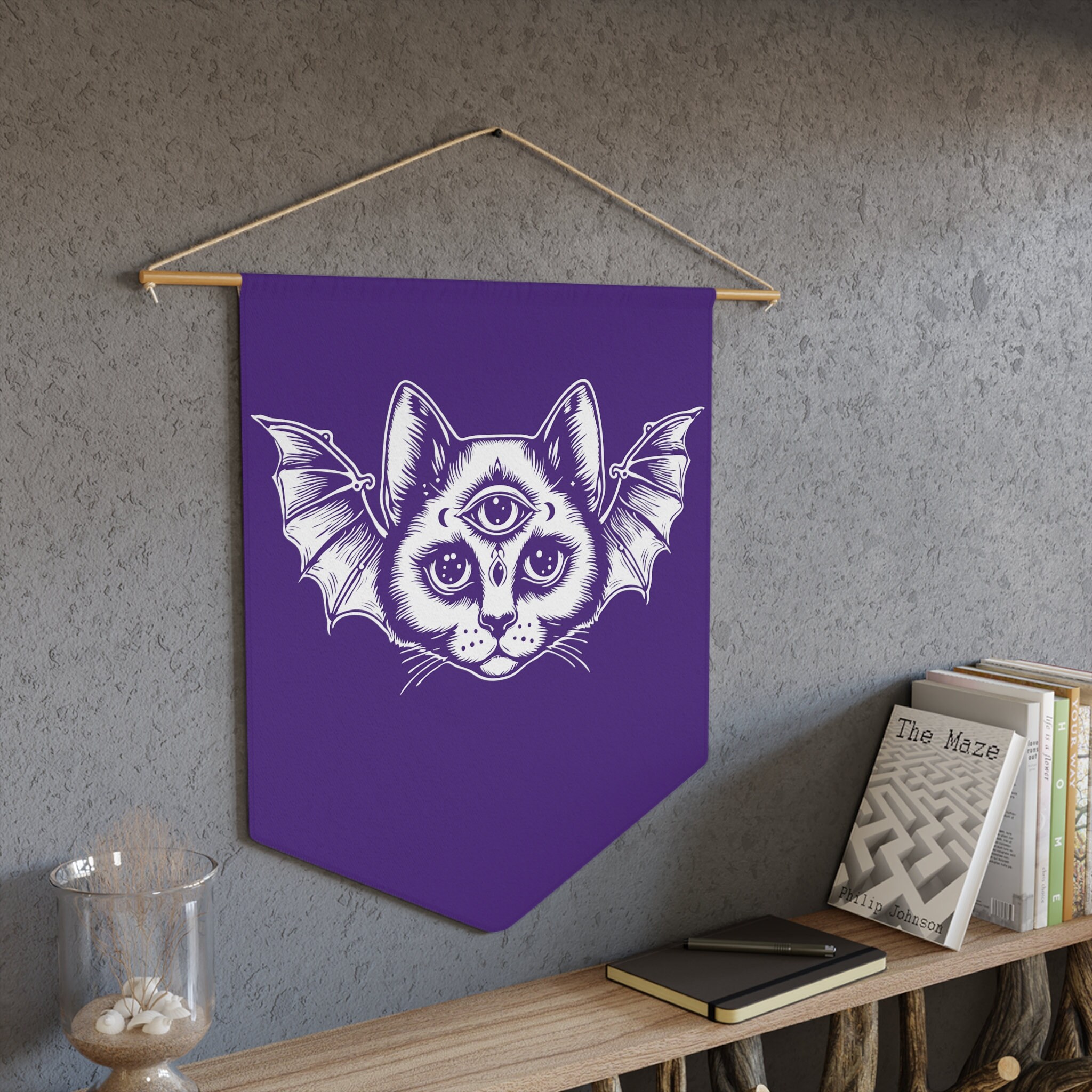 Occult Devil Kitty W/ Bat Wings SVG, PNG, JPG / Baphomet / Dark Black ...