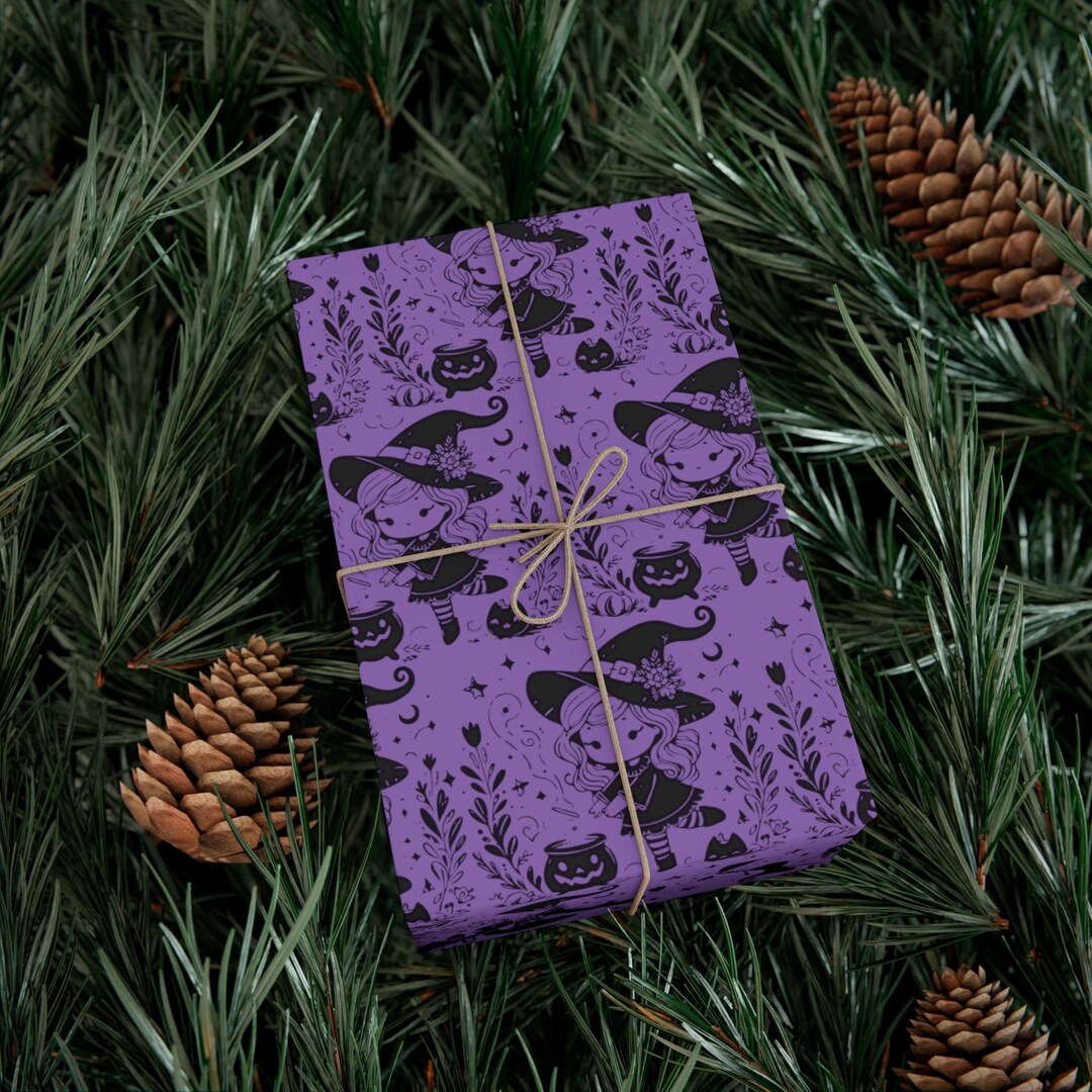 Witchy Style Spooky Themed Gift Wrap - Cool / Witchy Style / Eye ...