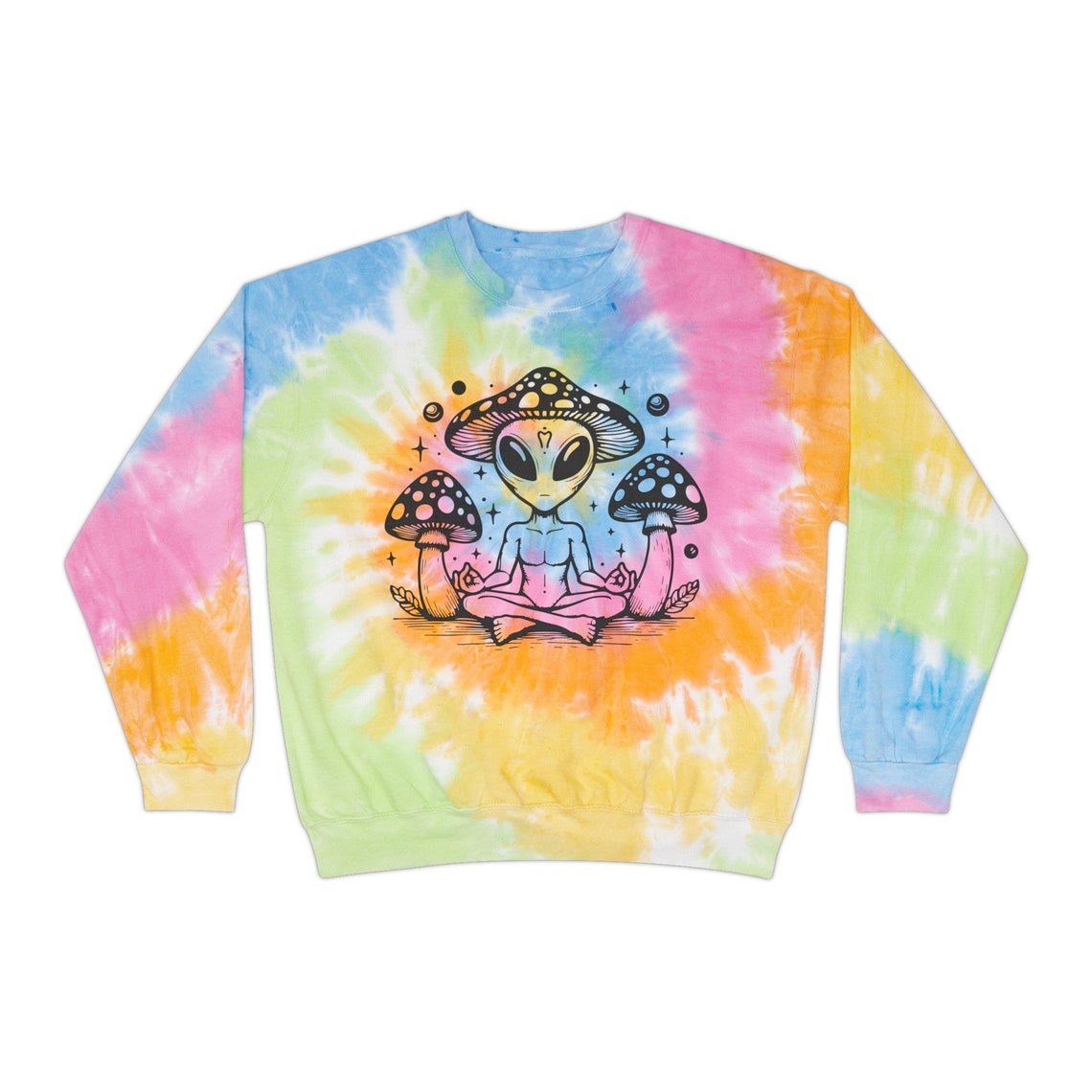 Trippy Alien Mushroom / SVG, PNG, JPG / Hippy / Zen Meditation / Cute ...