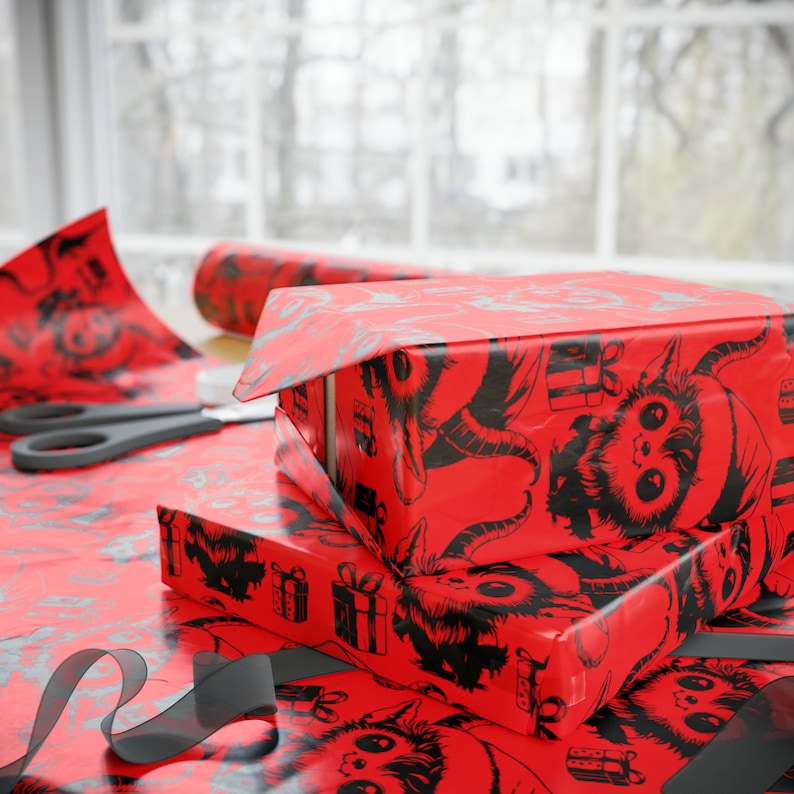 Cute Krampus & Gifts / Gothic / Medieval Christmas / Folklore / PNG ...