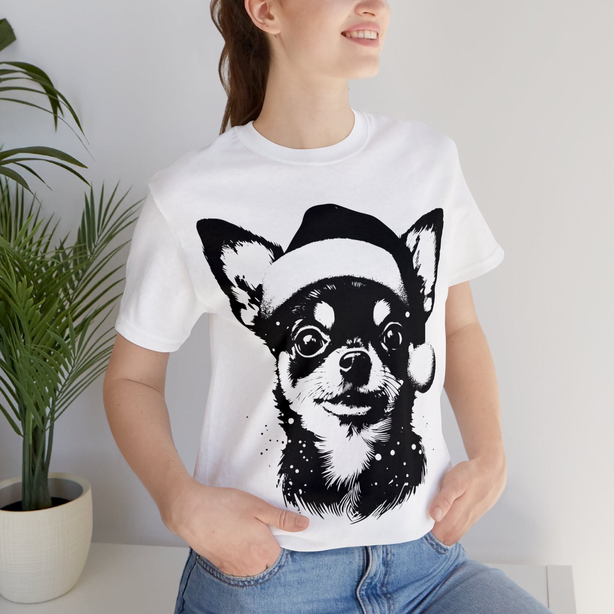 Christmas Chihuahua / PNG Vector SVG AI / File for Print, Cricut ...