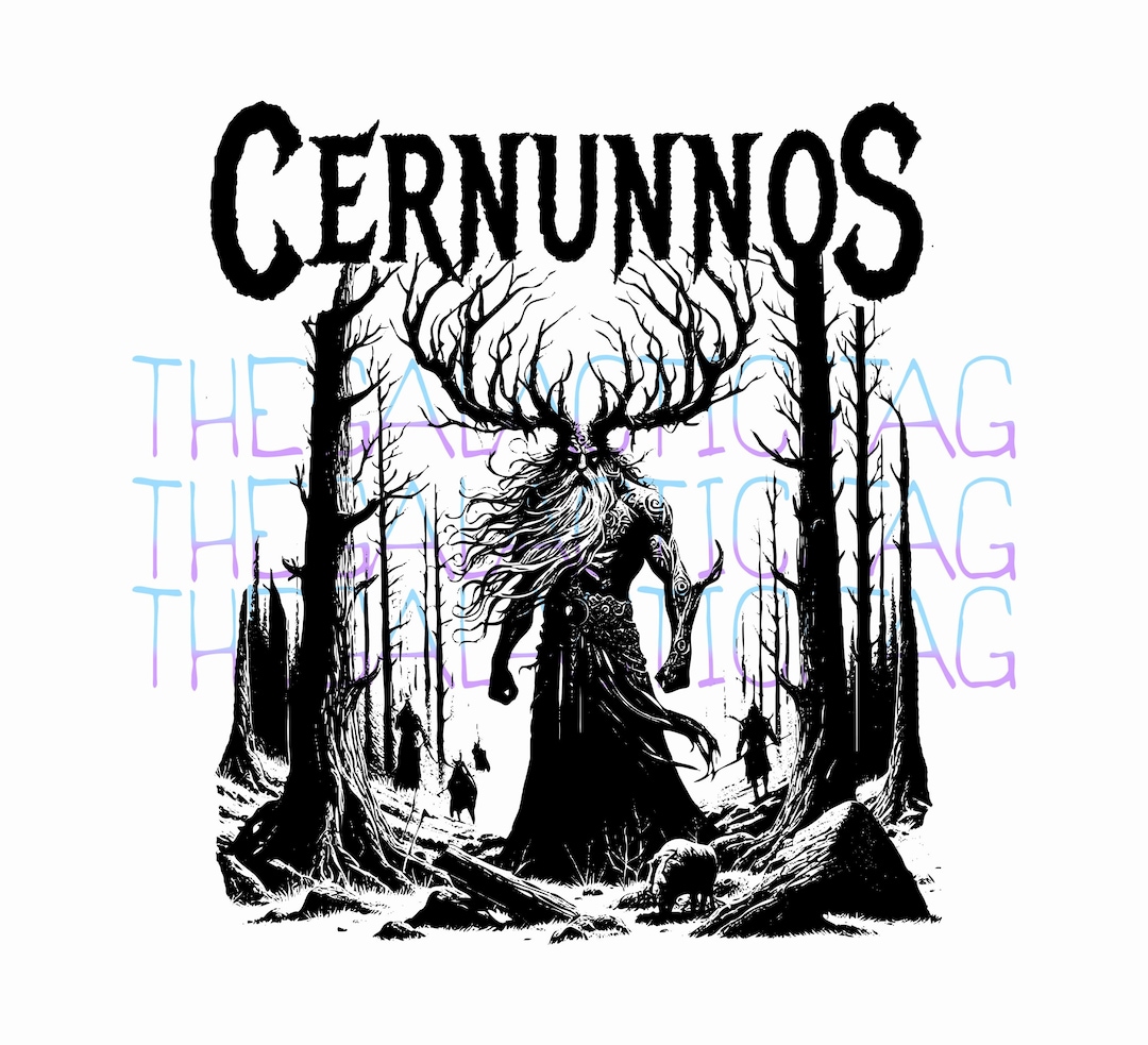 Cernunnos Celtic Pagan / SVG, PNG, JPG / Satanic / Dark Occult / Pod ...