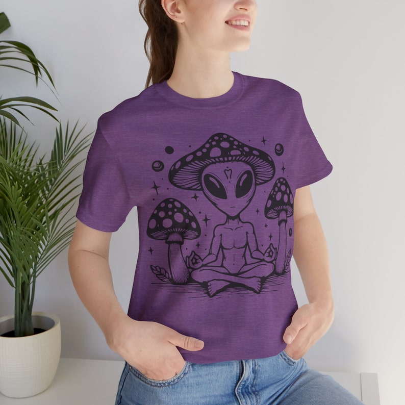 Trippy Alien Mushroom / SVG, PNG, JPG / Hippy / Zen Meditation / Cute ...