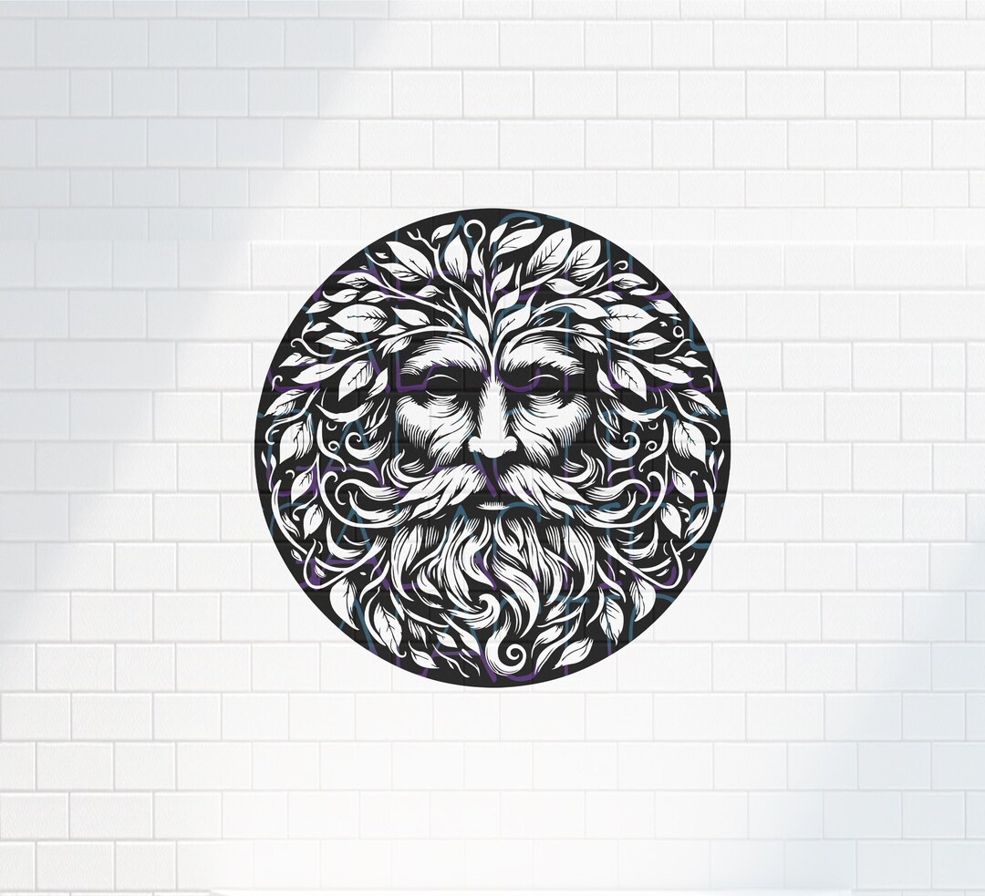 Celtic Greenman / Pagan / Irish / Design / Pattern / PNG Vector SVG AI ...
