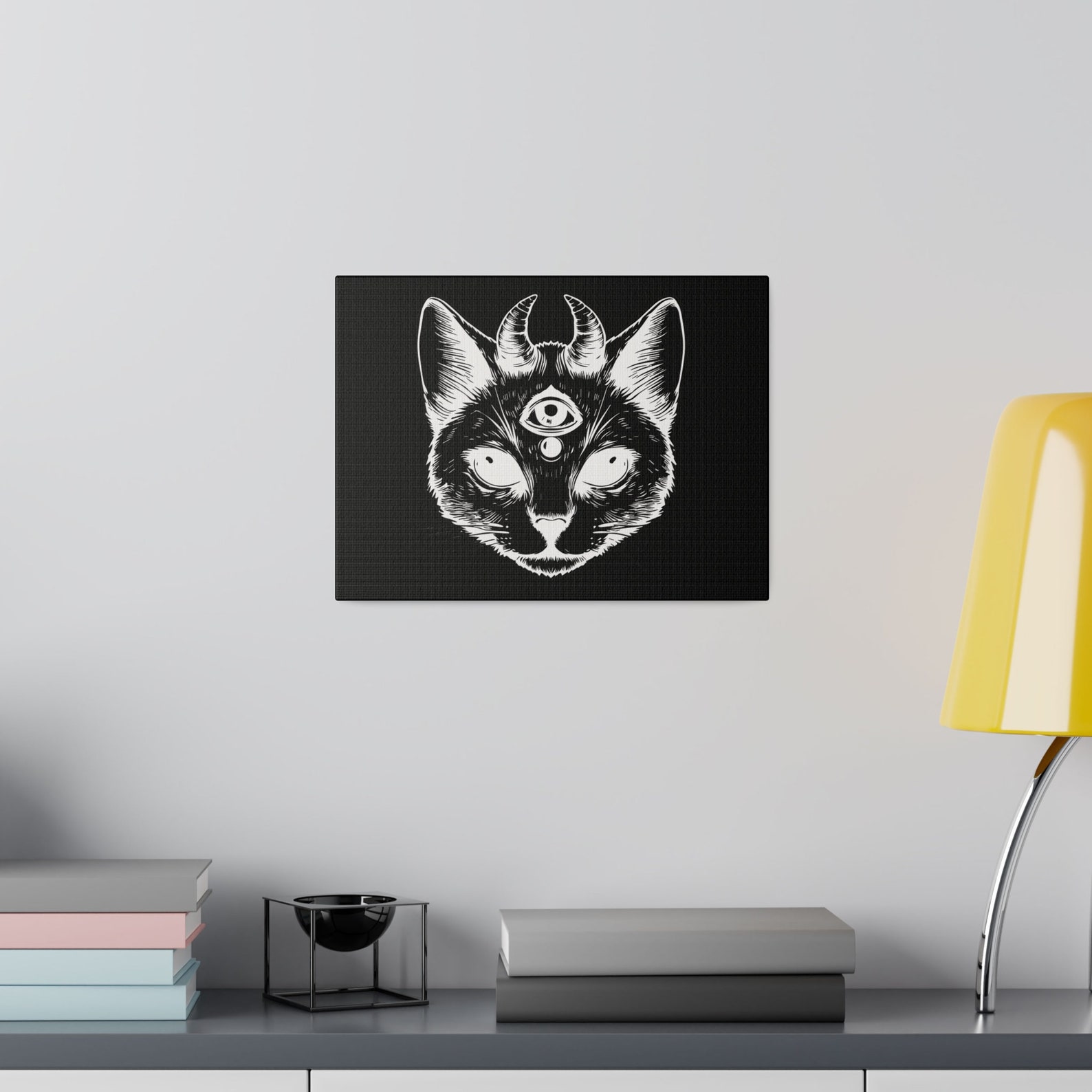 Occult Devil Kitty SVG, PNG, JPG / Baphomet / Dark Black Cat / Cute ...