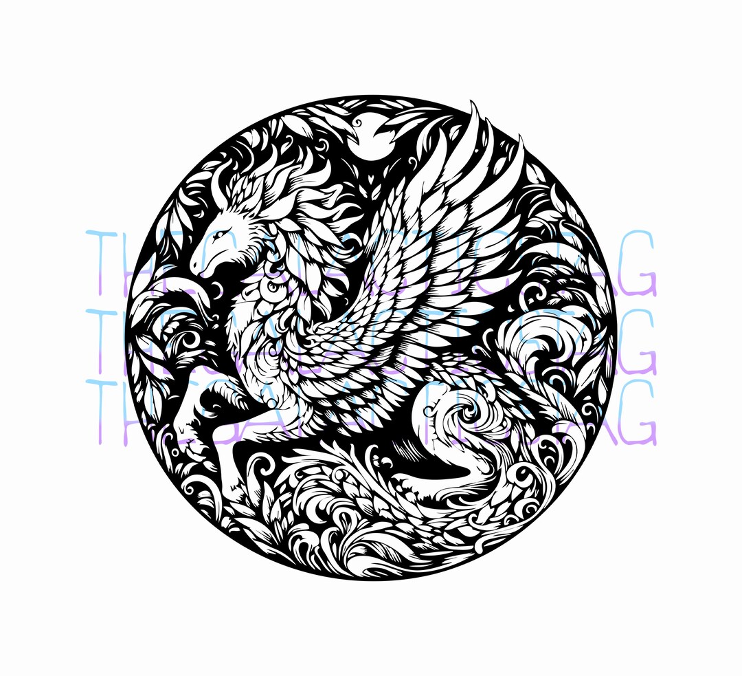 Mythical Creature / SVG PNG Vector / Transparent File for Print ...