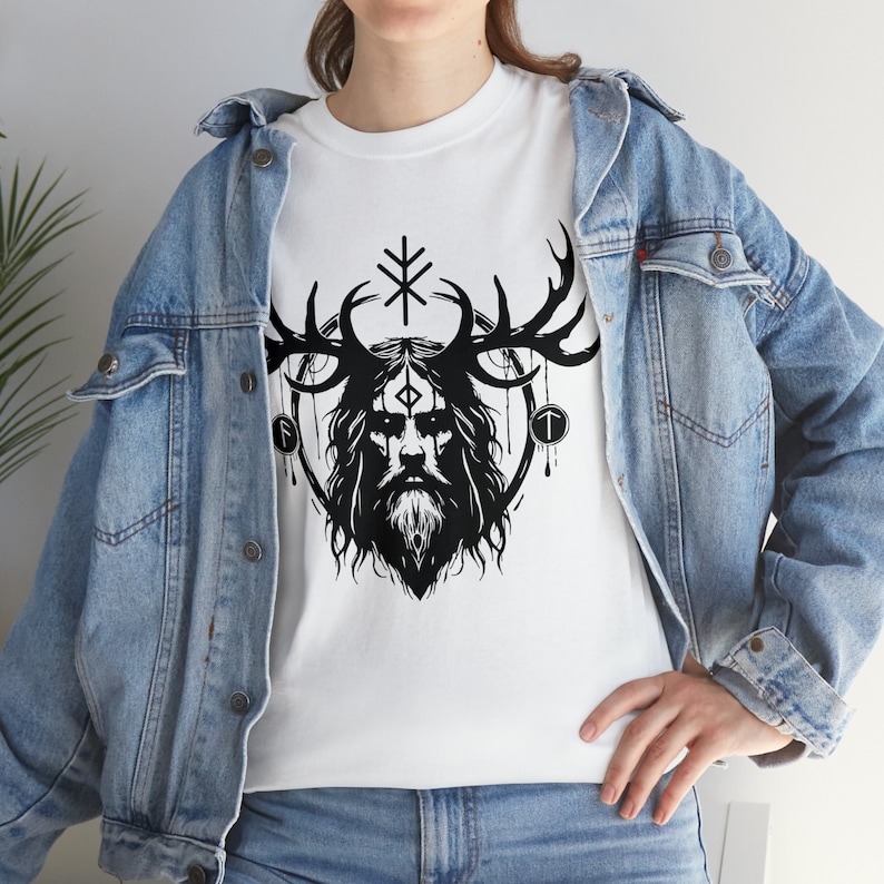 Norse Shaman Viking Norse / SVG PNG Vector Design / Antlers - Etsy