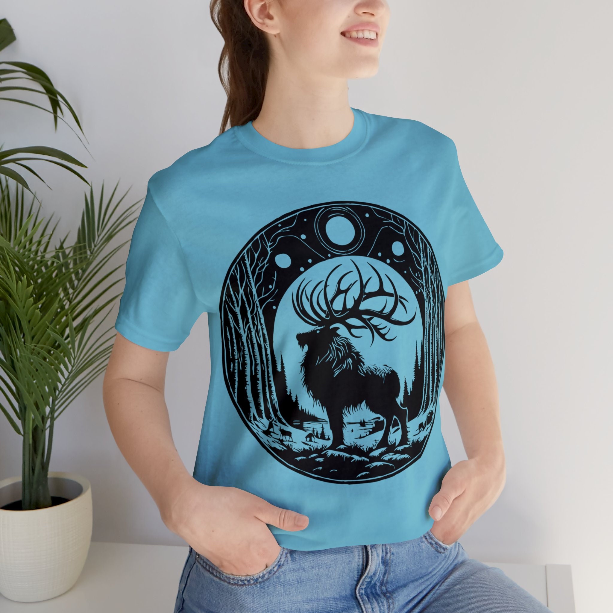 Mythic Elk God / SVG PNG Vector / Transparent File for Print ...