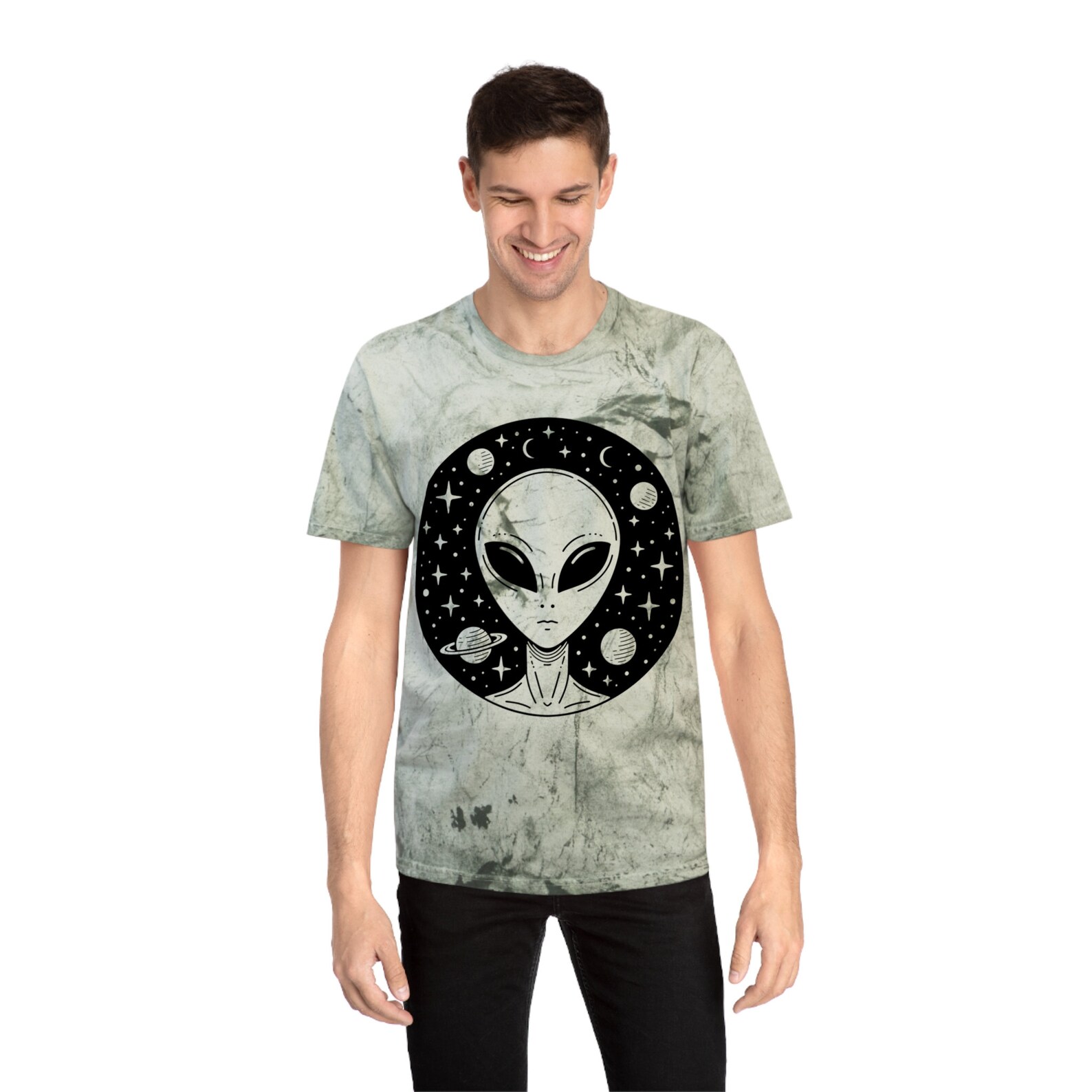 Alien Space Circular Design / SVG, PNG, JPG /hippy Trippy Meme / Dark ...