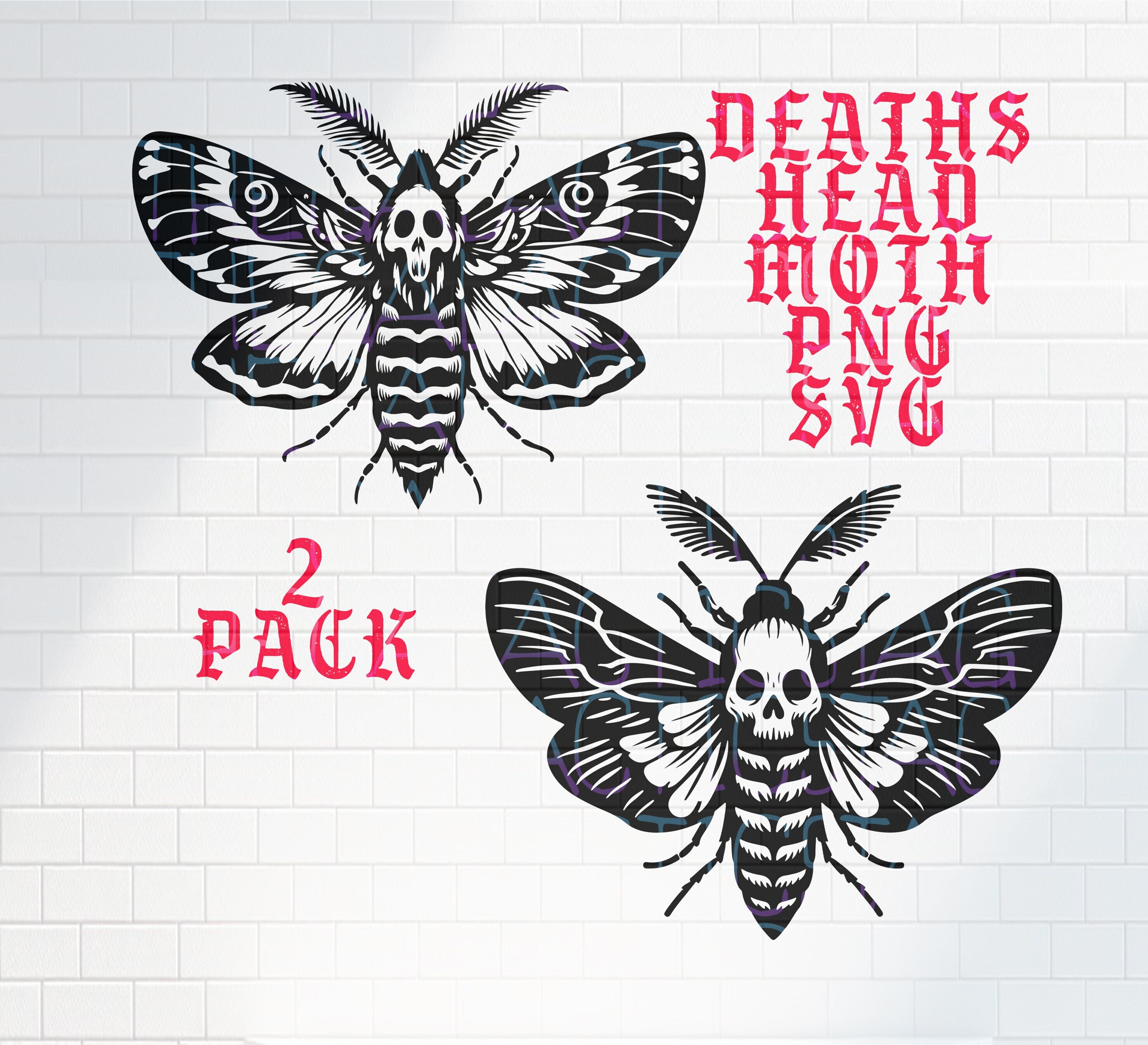 Death's Head Moth / SVG, PNG, Vector / Clipart Original / Fantasy ...