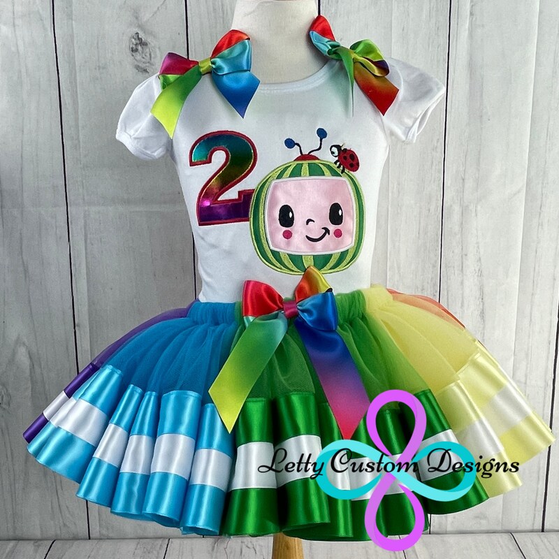Cocomelon Tutu Outfit - Etsy