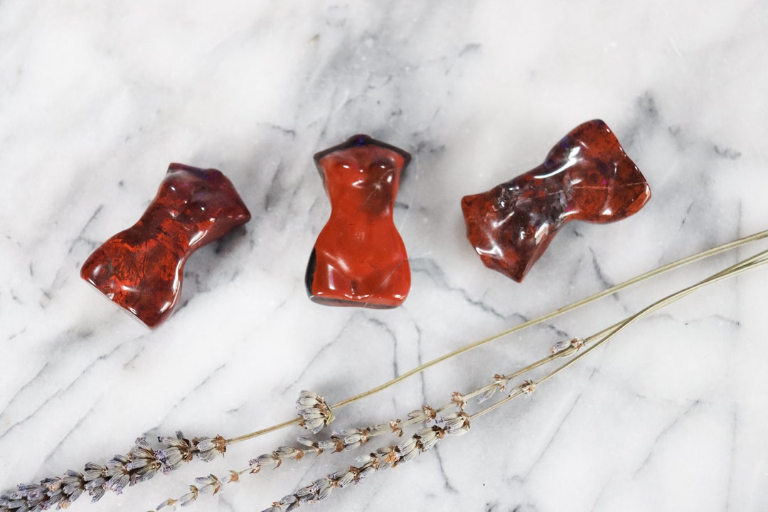 Red Jasper Woman's Torso/ Lady Body Goddess Carving - Etsy