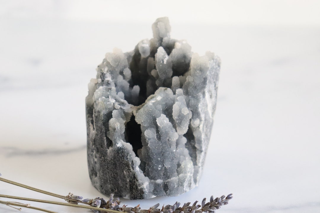 Blue Coral Chalcedony Specimen - Etsy