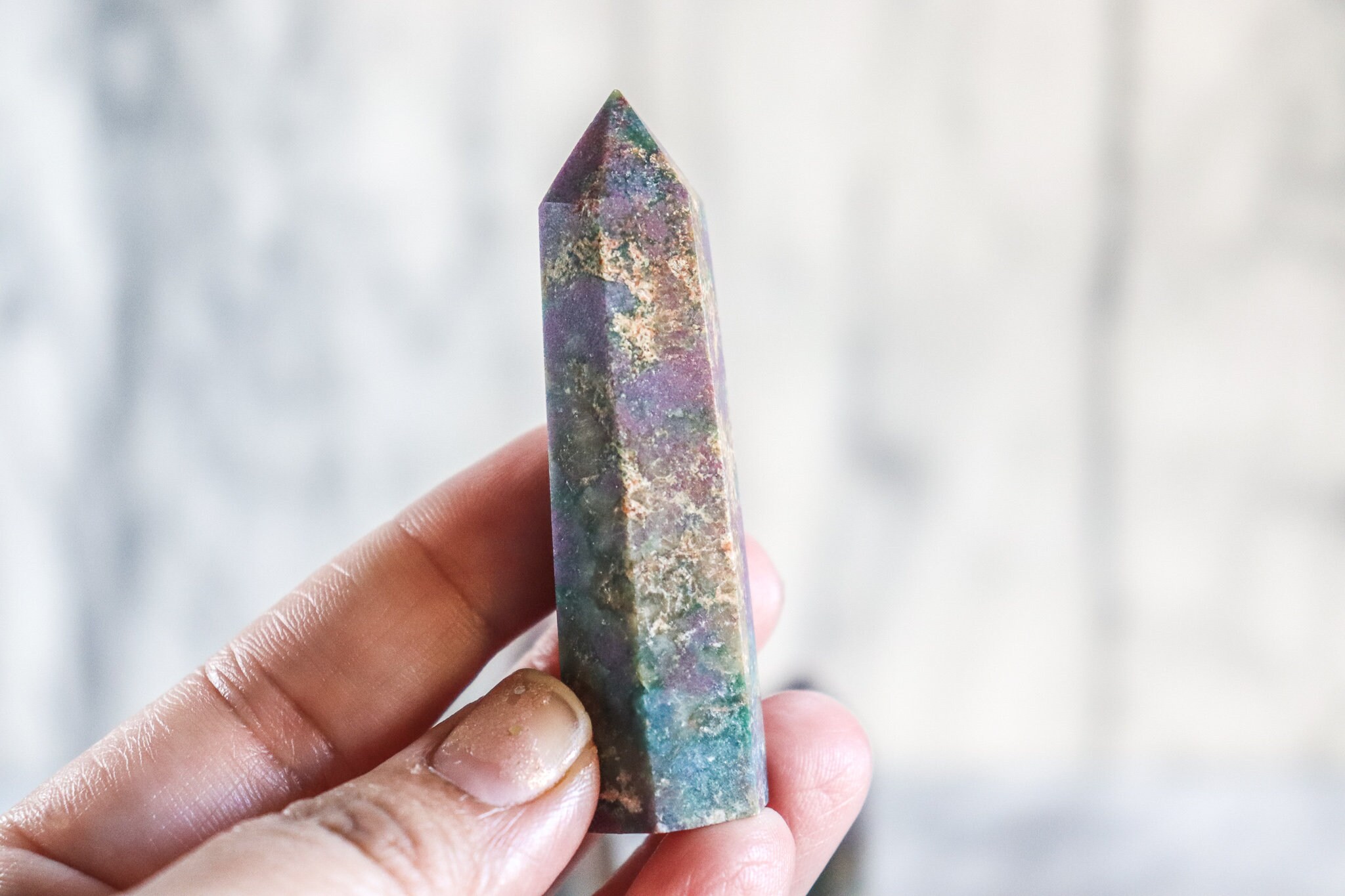 Ruby in Kyanite Tower - Etsy