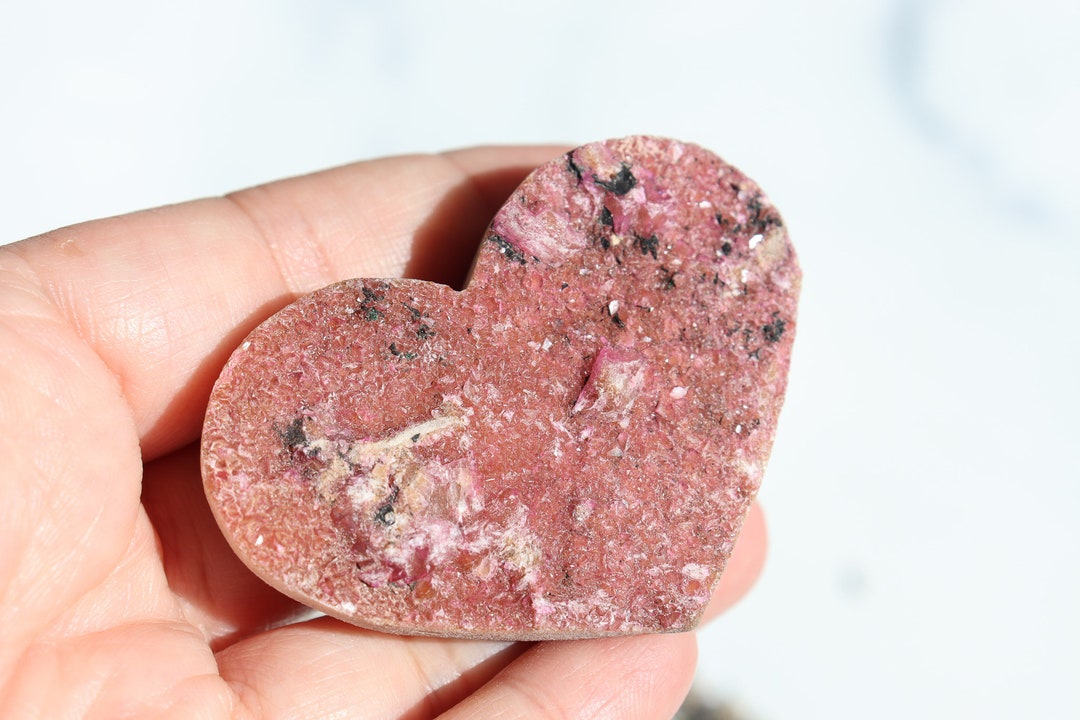 Aphrodite Stone/cobalto Calcite Hearts - Etsy