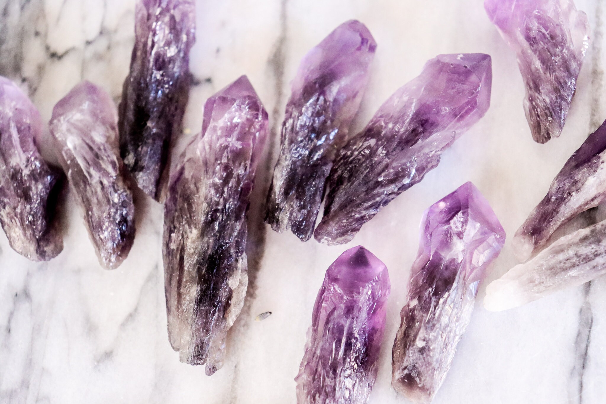 Amethyst Wands/scepter/root With Rainbow | Etsy