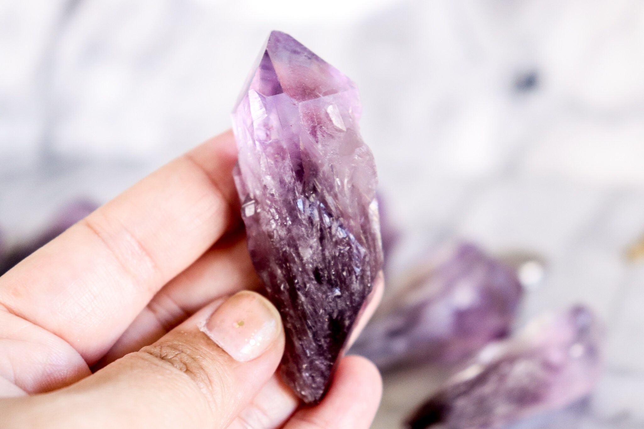 Amethyst Wands/scepter/root With Rainbow | Etsy