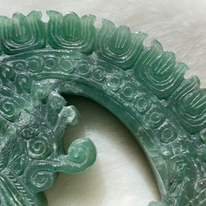 Australian Jade Chrysoprase Ganesha Carving 10” X 6.5” at Widest Points ...