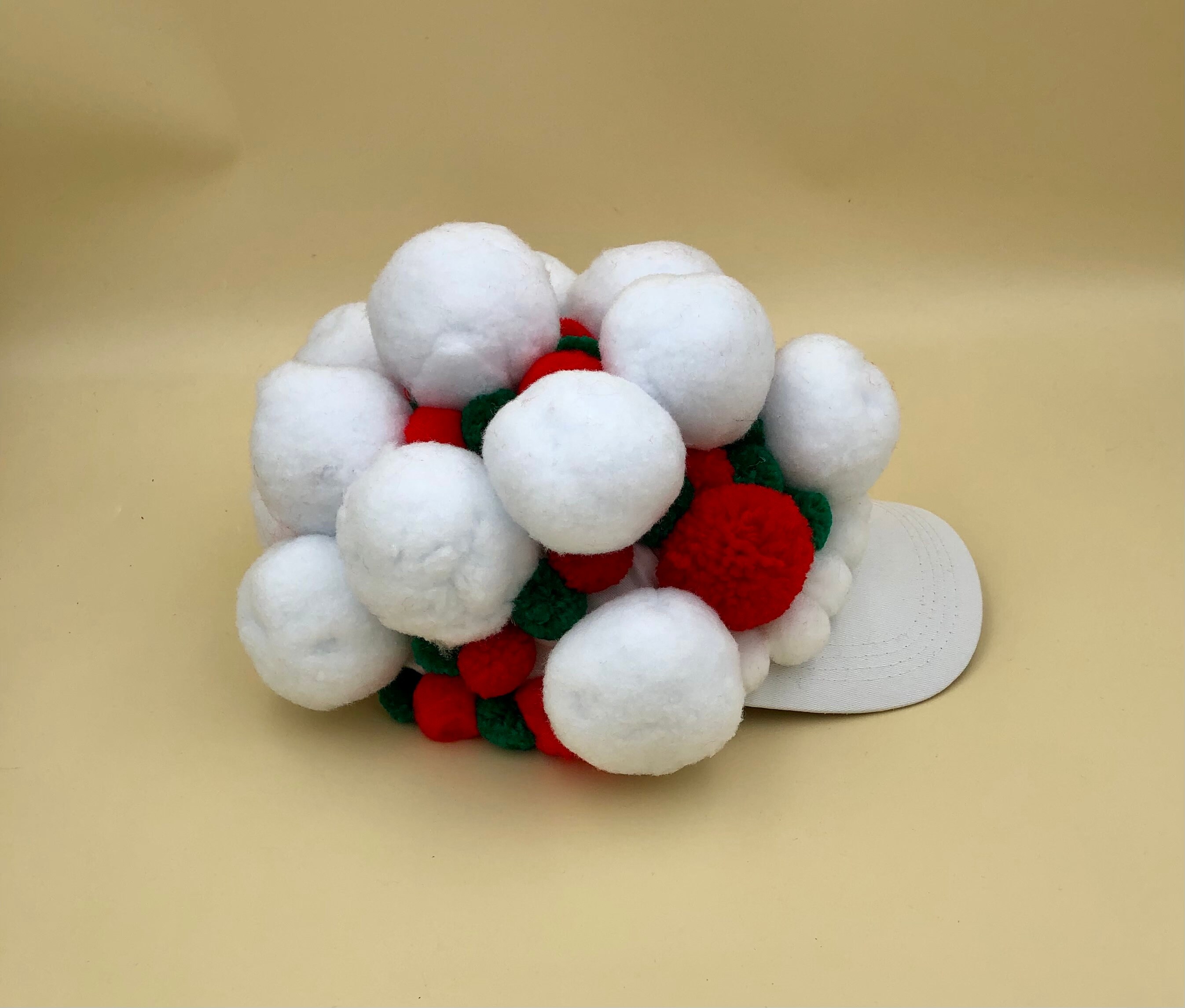 Costume Goofy Christmas Snow Ball Cap Adjustable Adult/teen - Etsy