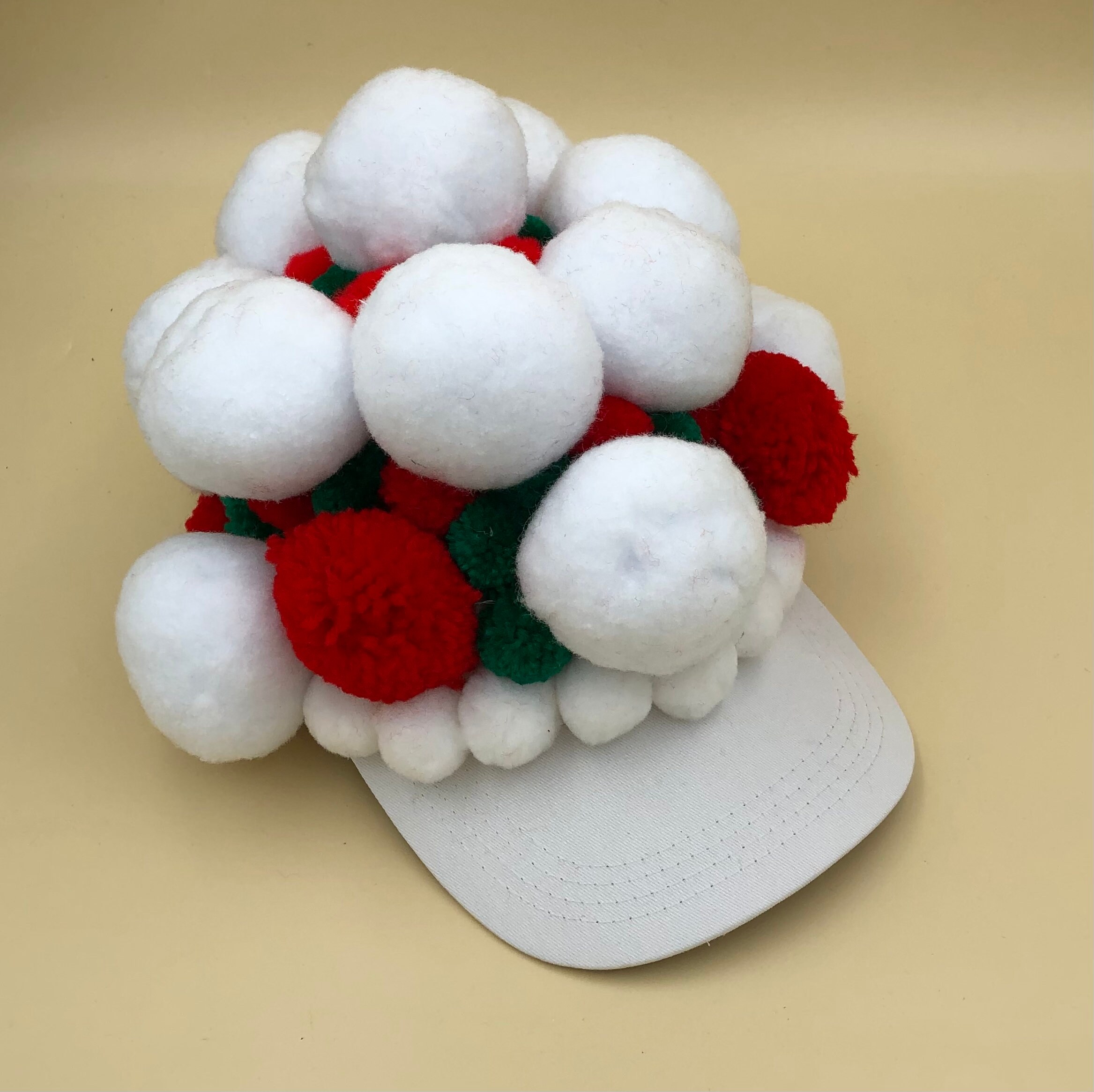 Costume Goofy Christmas Snow Ball Cap Adjustable Adult/teen - Etsy