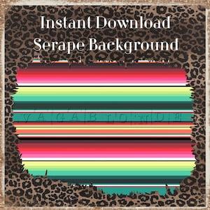 Serape Background Design Digital Download PNG Serape Splash Clip Art ...