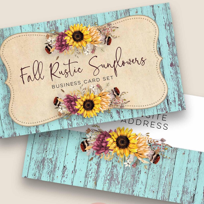 Rustic Business Card - Etsy