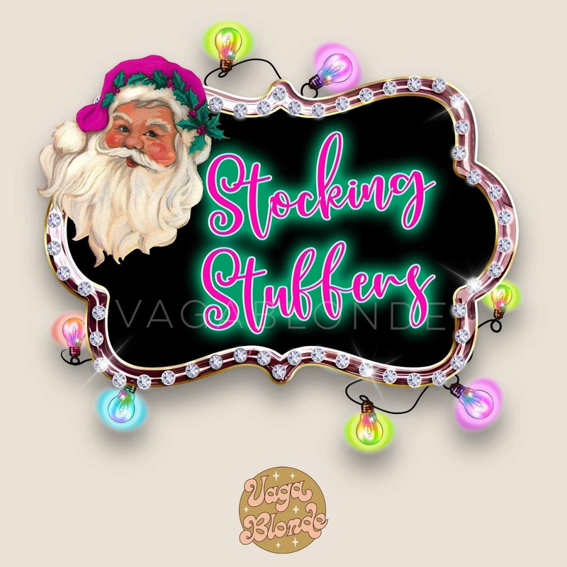 Stocking Stuffer Signs - Etsy