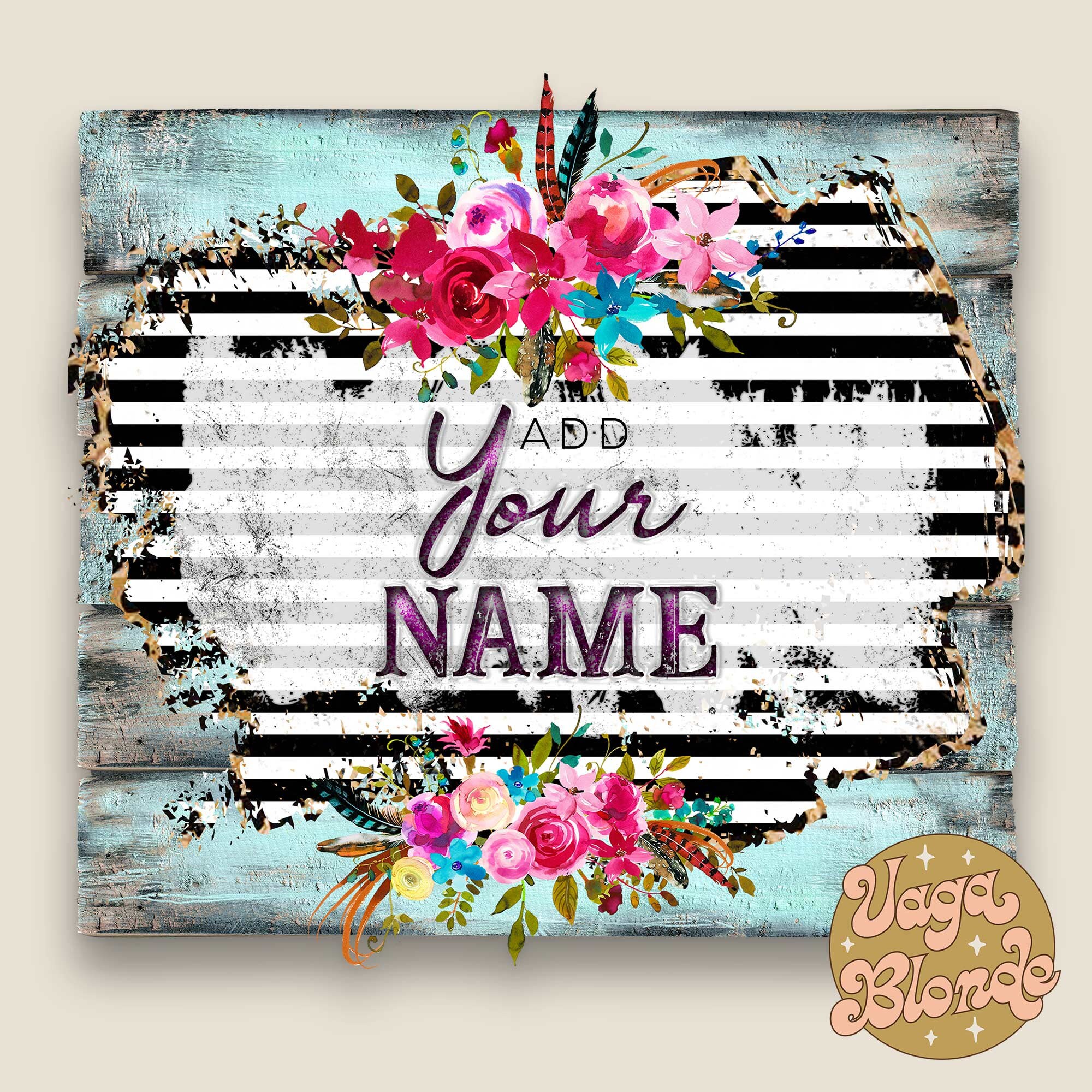 Boutique Logo Floral Rustic Logo Boutique Business Logo | Etsy