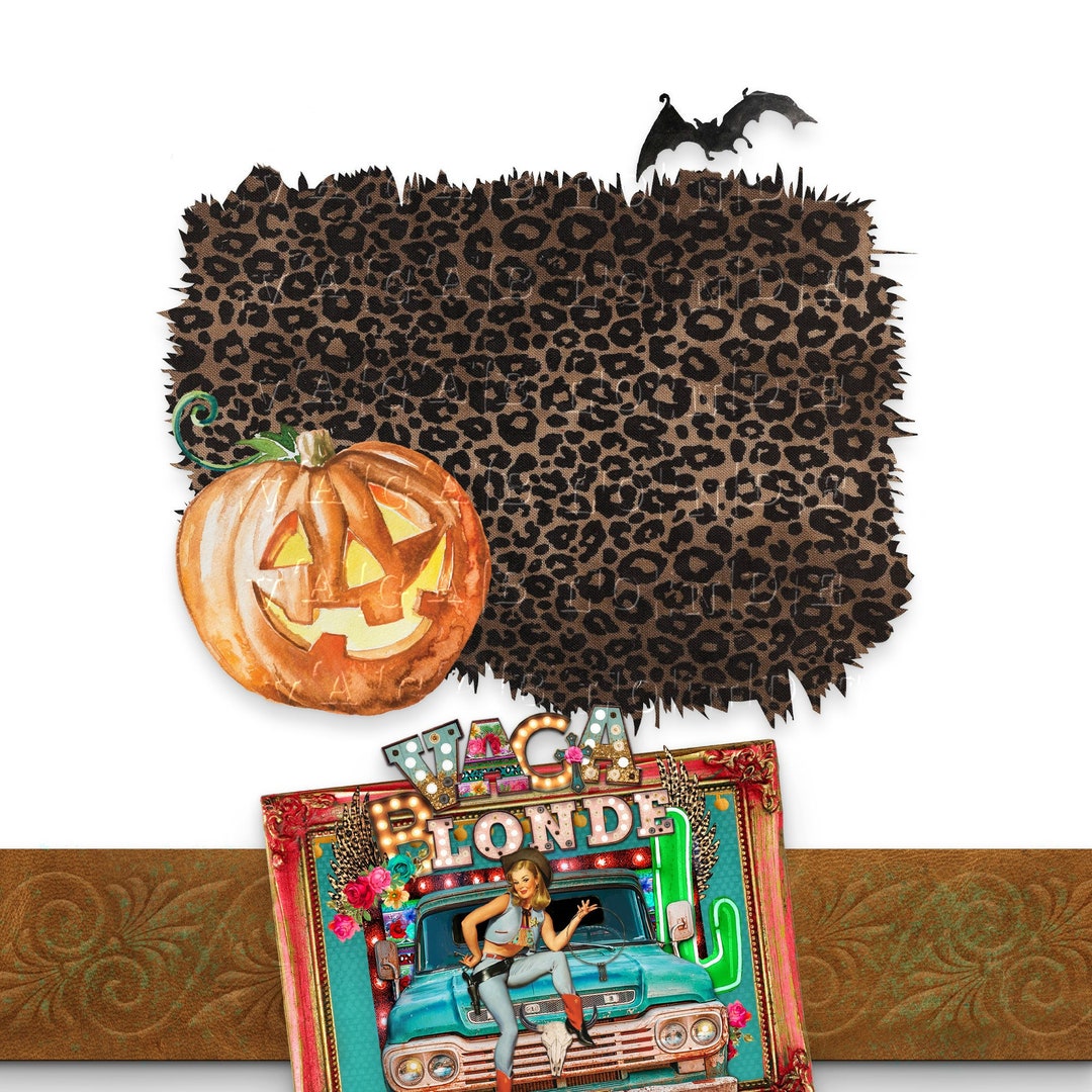 Leopard Pumpkin PNG: Fall Halloween Clip Art (digital Download) - Etsy