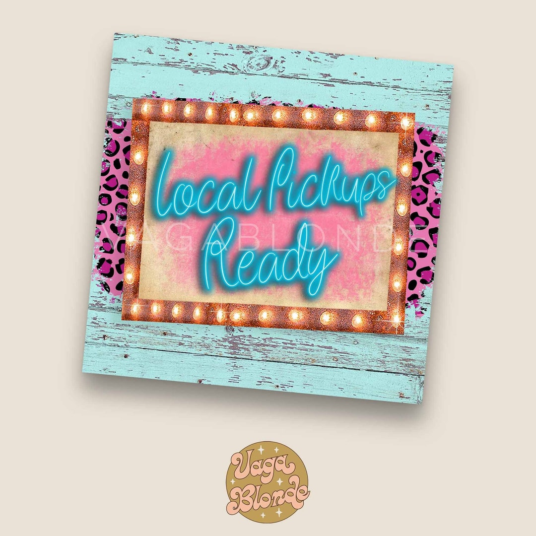 Local Pickups Ready, Boutique Marketing Graphic - Etsy