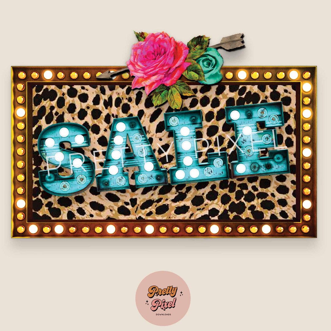 Leopard Boutique Marketing Graphic (PNG Download) - Etsy
