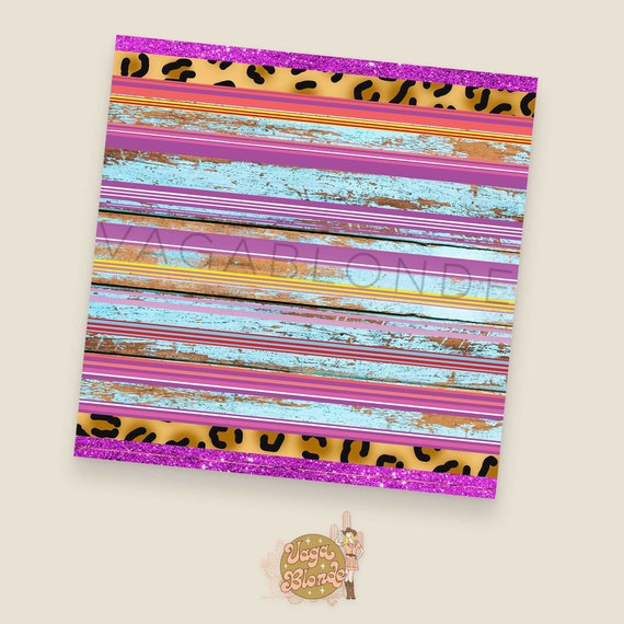 Pink Leopard Wood Serape Paper Serape Background Paper - Etsy