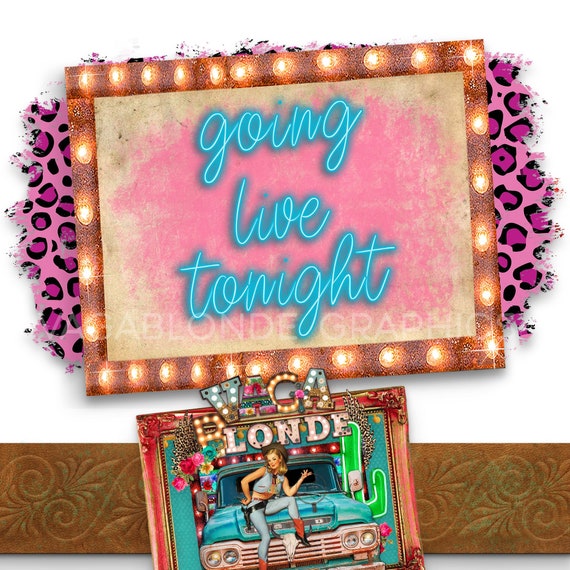 Going Live Tonight Graphic Digital Download Marquee Sale | Etsy