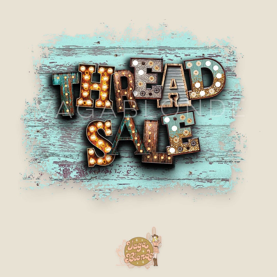 Thread Sale Graphic, Thread Sale Splash, Boutique Sales Clipart ...