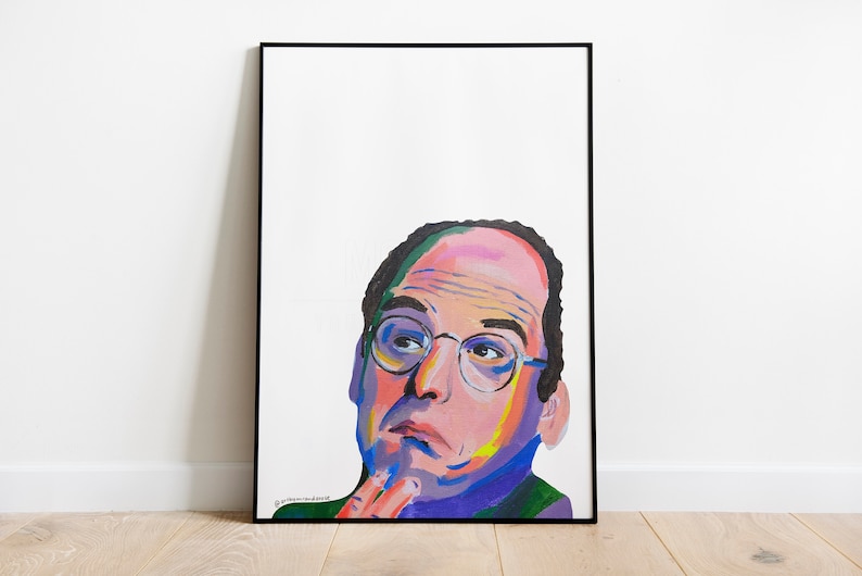 Seinfeld Print - George Costanza Painting - Etsy