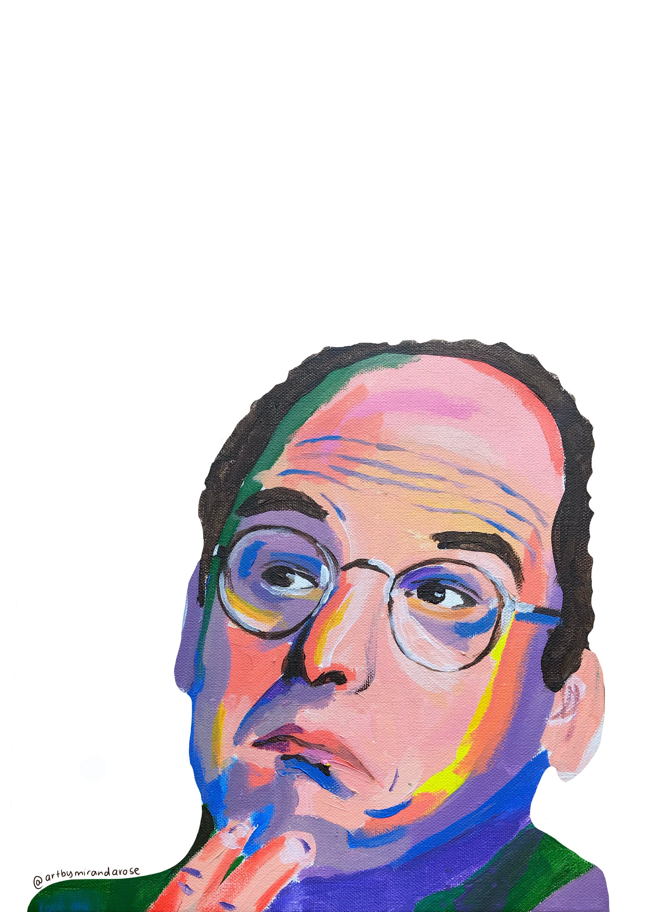 Seinfeld Print George Costanza Painting - Etsy