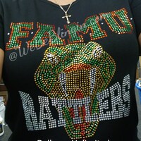 Custom FAMU Rattlers, Clock It, Florida A&M, Rattlers, Clock That Tea ...